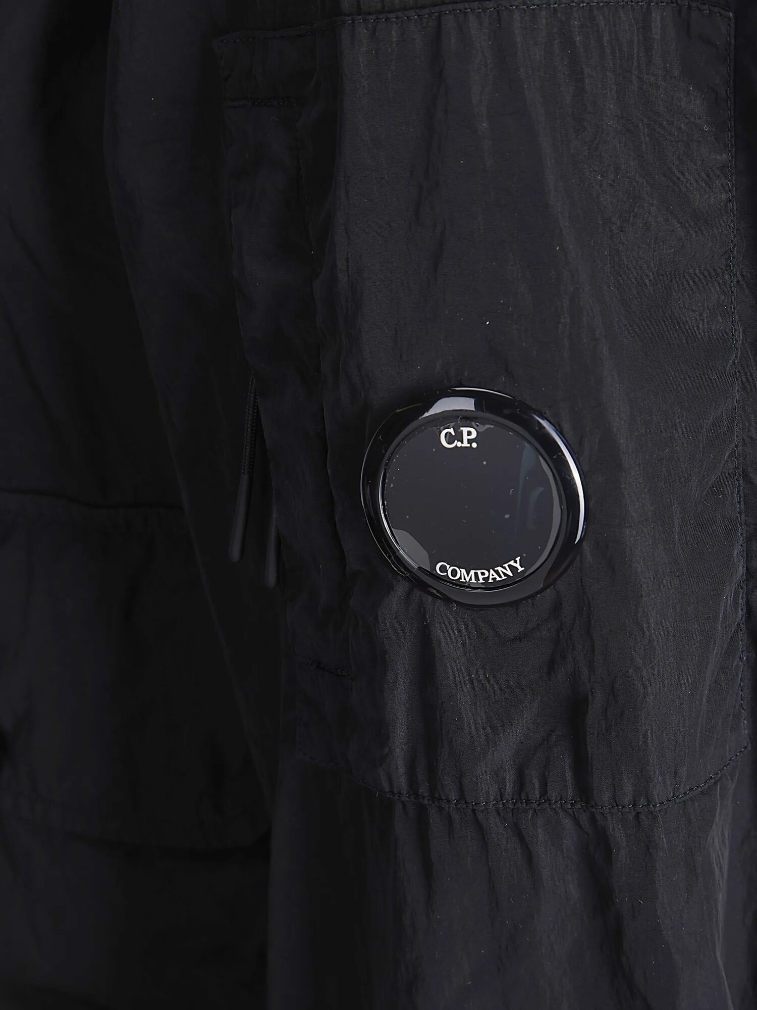 Куртка C.P. COMPANY Chrome-R button bomber jacket, размер M, черный — фото 1