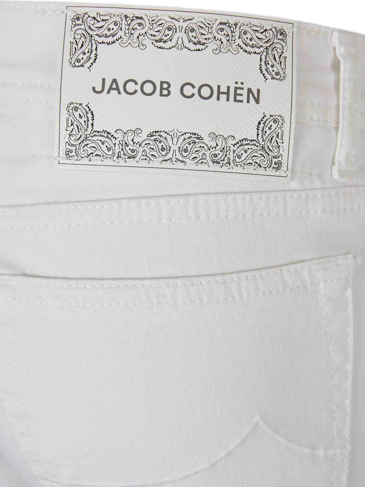 Джинсы Jacob Cohen Logo-patch jeans, размер L, белый — фото 1
