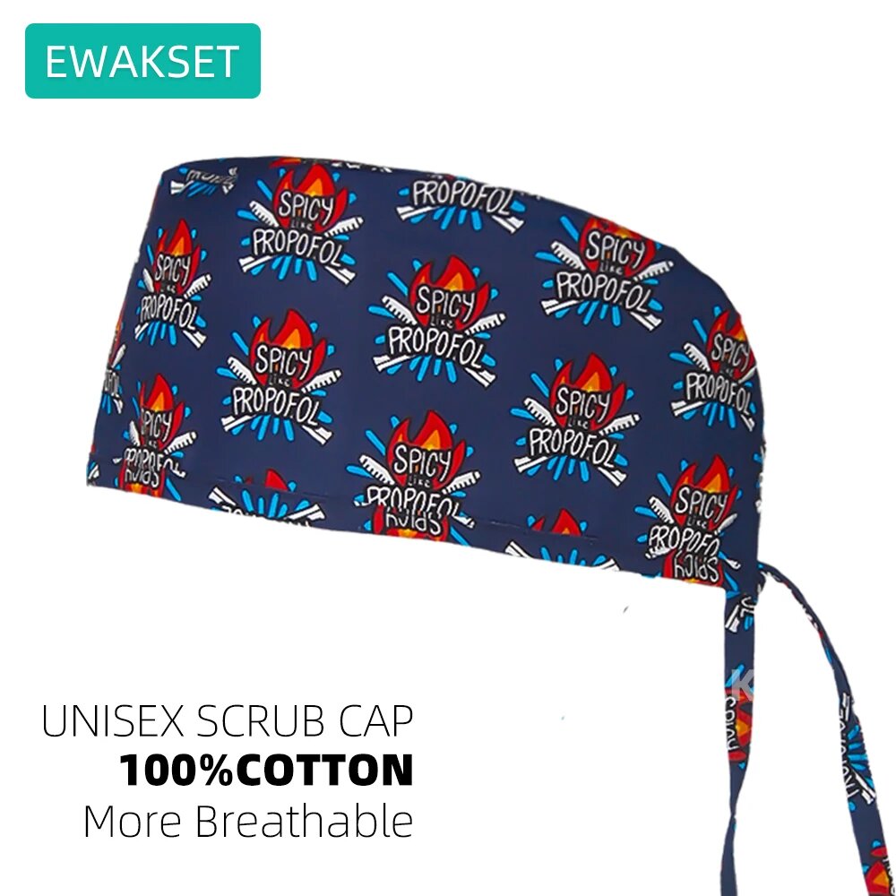 Хирургическая шапочка EWAKSET, scrub cap 015