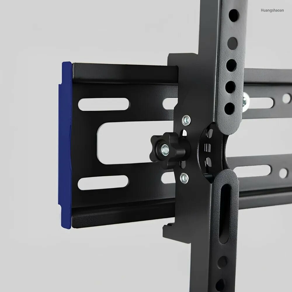 Надежный кронштейн для телевизора настенный крепление подвес наклонный для диагонали 32-66 дюймов VESA 100*100-400*400 LEONICS(черный tv-mount держатель опора 200х200,300х300,400х200) на стену