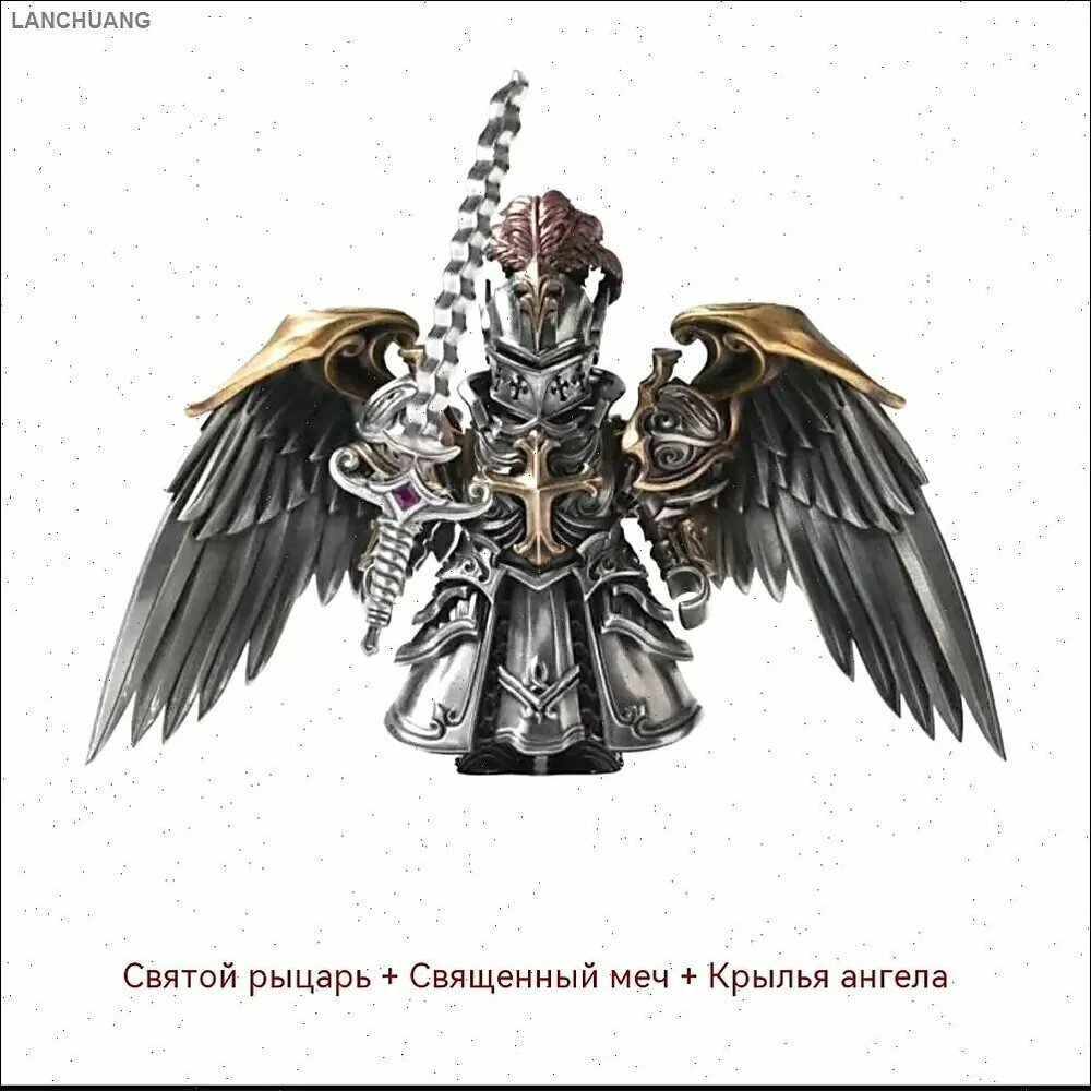 Декоративные фигурки Паладин и Крестоносцев для стола небольшие подарки и сувениры для коллекционеров