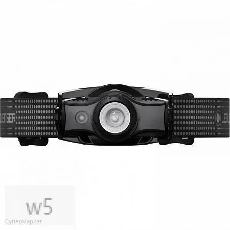Налобный фонарь LED Lenser MH5 черный на батарейках для бытовых задач и выезда на природу