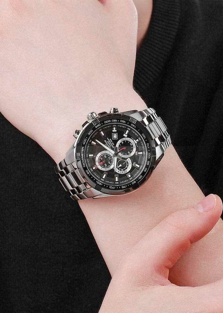 Наручные часы CASIO Edifice, серебряный — фото 1