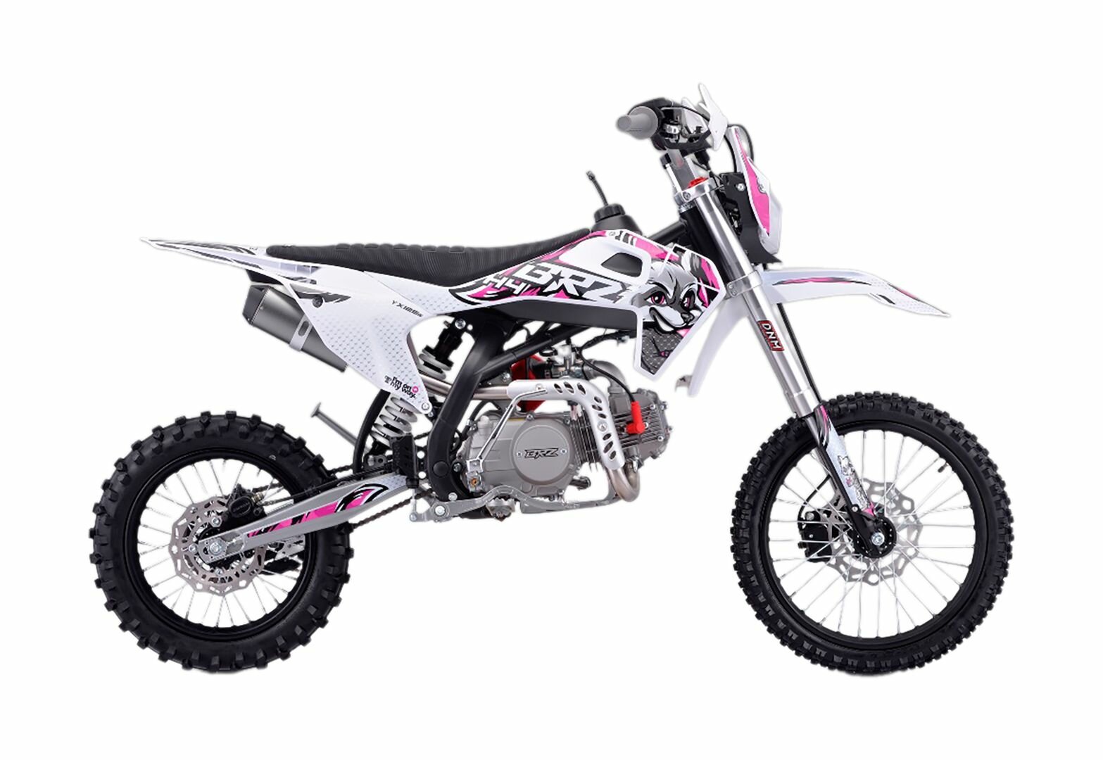Питбайк BRZ H4 YX125s 17/14 (полуавтомат, электростартер)