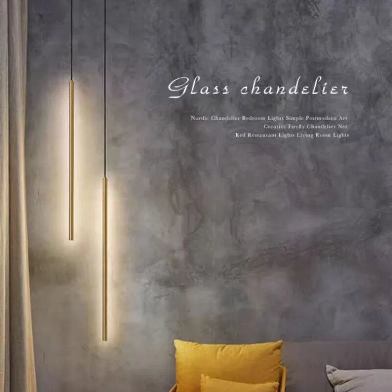 Люстра, LED, 60 Вт, Золотой, Современная, Nordic Chandelier, Glass chandelier