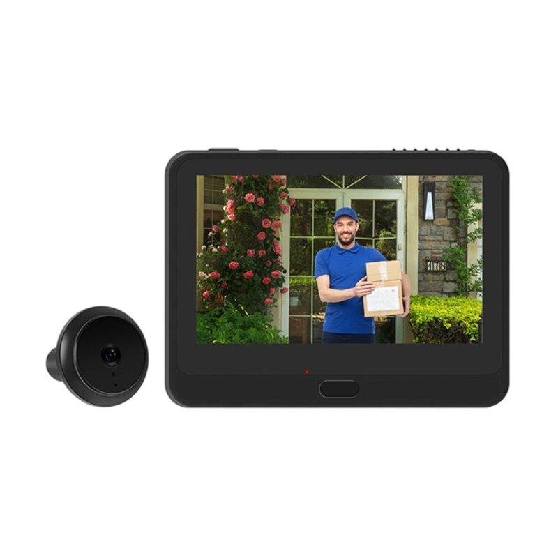 Интеллектуальная Система Камеры Видеодомофона 2-Полосный Звук с Углами обзора 70 ° Видеодомофоны Дверной Звонок для Безопасности Домашнего Офиса