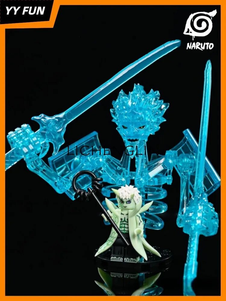 Аниме фигурки Наруто(Naruto)/Обито Учиха и Susanoo минифигурки 2 шт/Коллекционные фигурки
