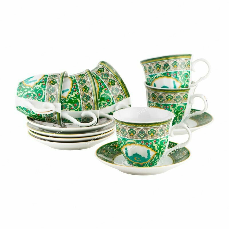 Набор чайный 12 пр кр. кор. Мусульманская серия