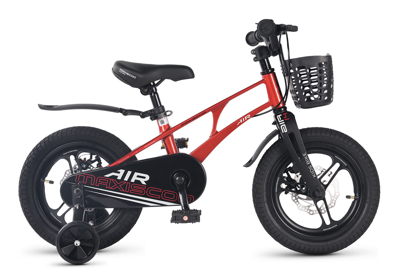 Детский велосипед Maxiscoo Air Pro 14' (2026) 14 Красный (90-105 см)