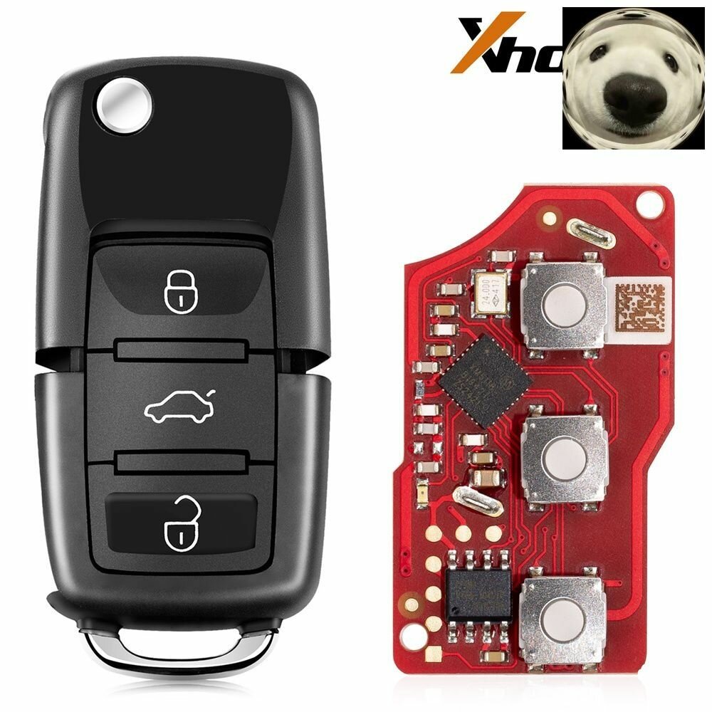 Xhorse XKB520EN 2-го поколения проводной дистанционный ключ для VW B5 тип 5шт/лот Обновленная версия XKB501EN