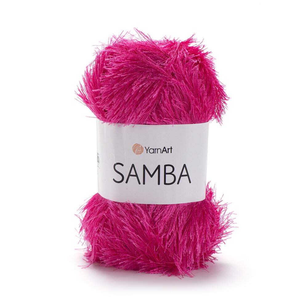 Пряжа для вязания YarnArt Samba 2012 ярко-розовый 100 гр/150 м 100% полиэстер