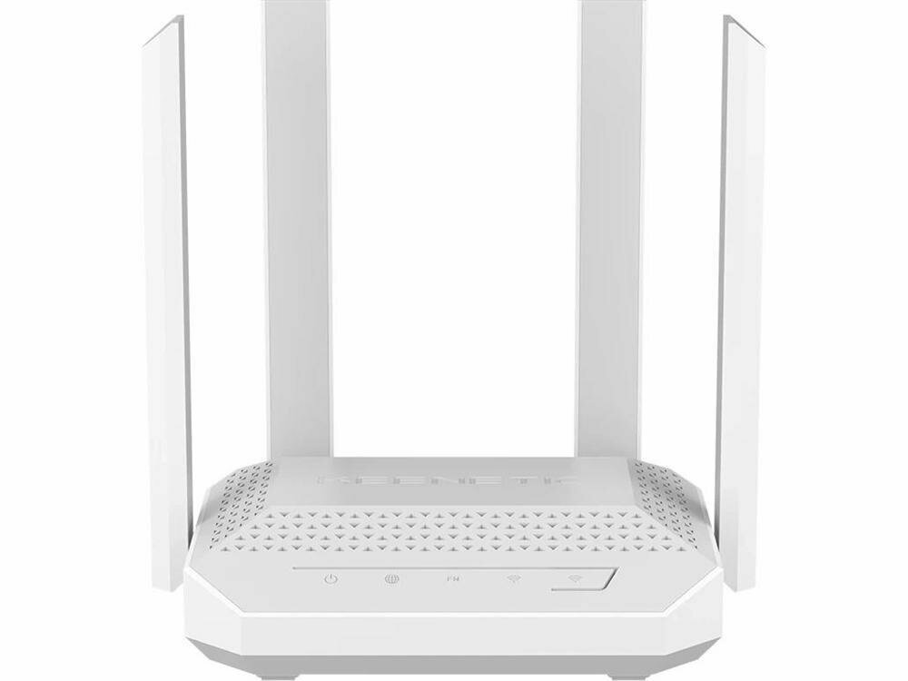 Беспроводной маршрутизатор Netcraze Challenger NC-3910 Wi-Fi 6, AX3000, 2.4/5ГГц, 2 WAN/LAN, белый