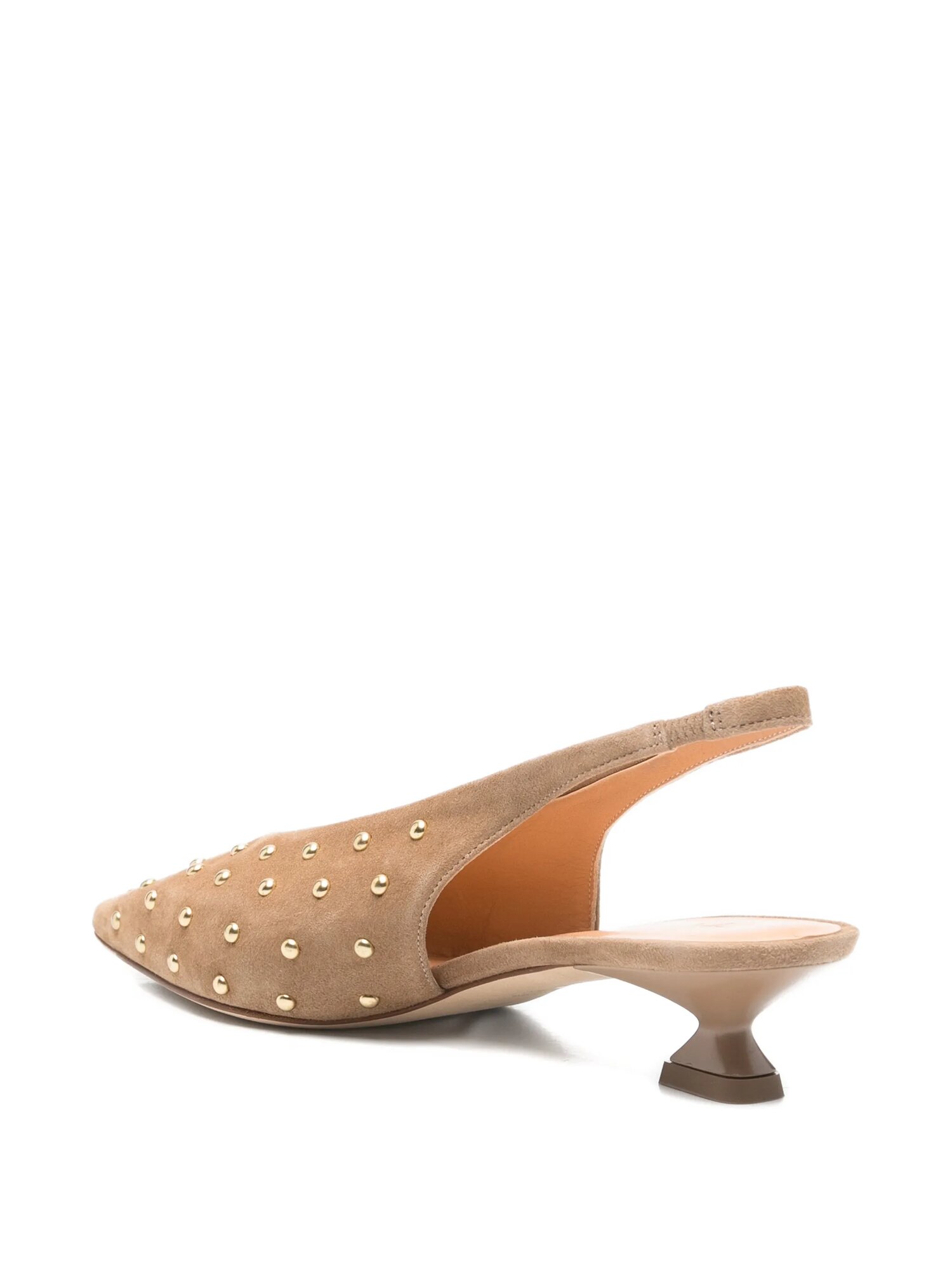 Туфли The Seller Studded slingback pumps, размер 36, brown — фото 1