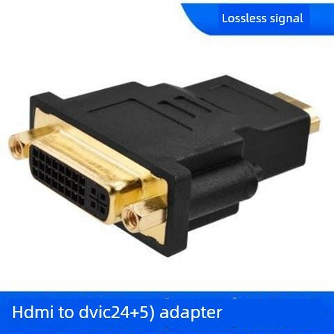 Кабель-адаптер DVI женский к HDMI мужской 0,5 м и ниже для подключения телевизора высокой четкости