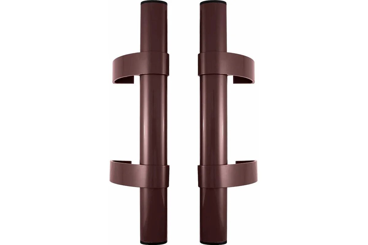 Ручка скоба булат РС‑03.400.8017 коричневый алюминий с порошково‑полимерным покрытием, регулируемая для дверей ПВХ и алюминиевых