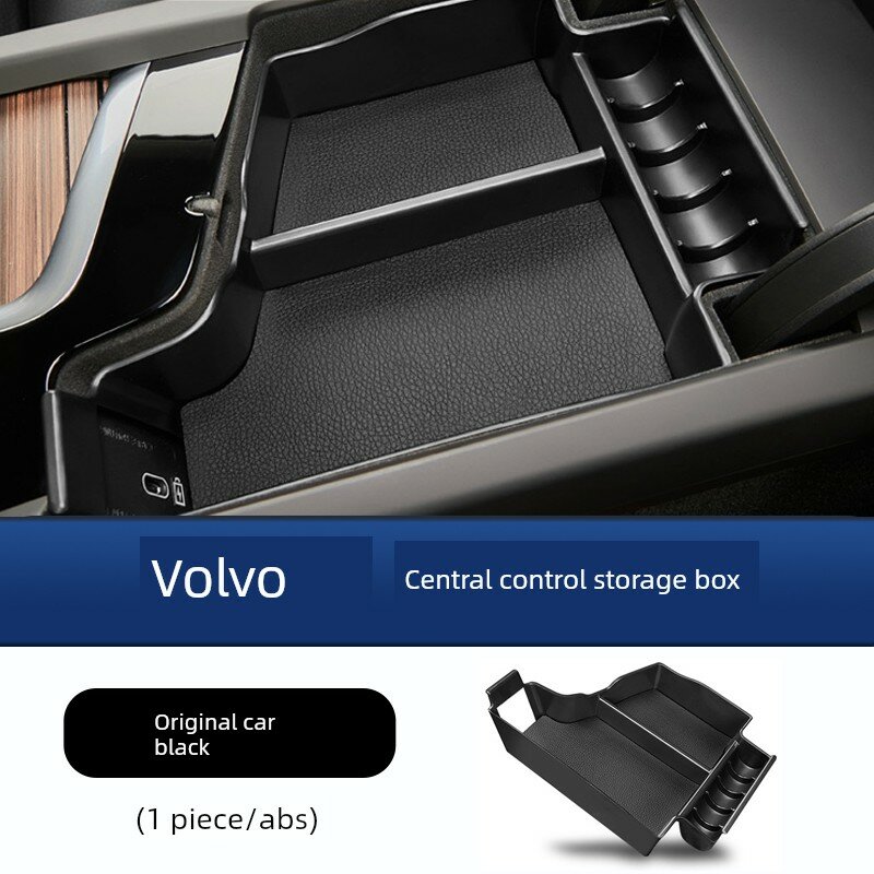 18-25-й модель Volvo XC60 центральная консоль ящик для хранения - черный цвет первая версия базовая