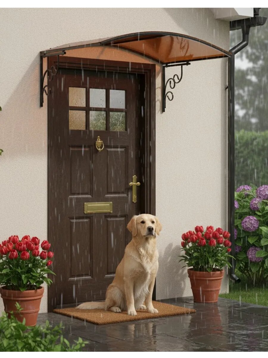 Козырек над крыльцом, дверью, входом