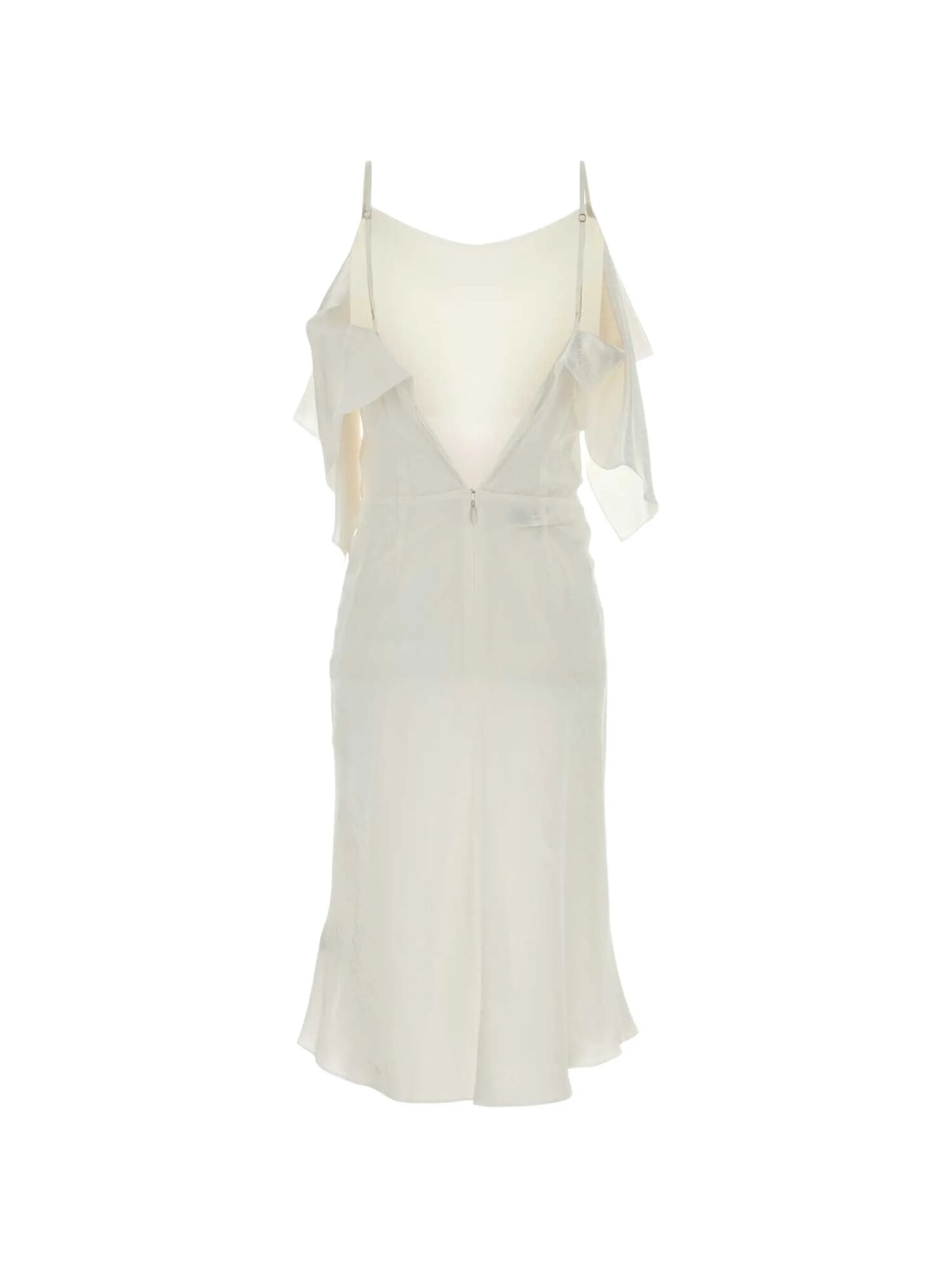 Платье MM6 Ruffled midi dress, размер 40, разноцветный — фото 1