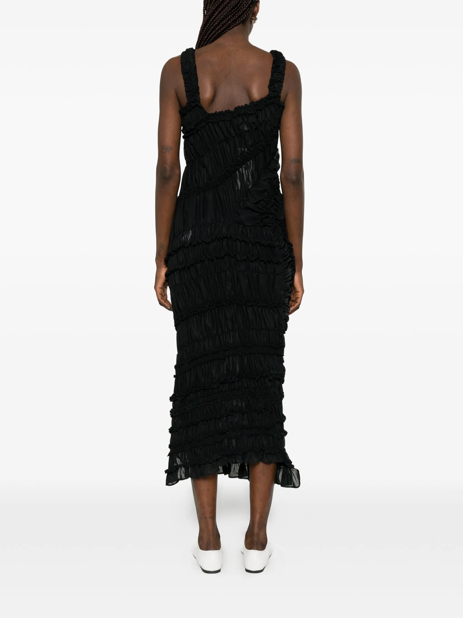 Платье MAGDA BUTRYM Ruffled midi dress, размер 36 — фото 1