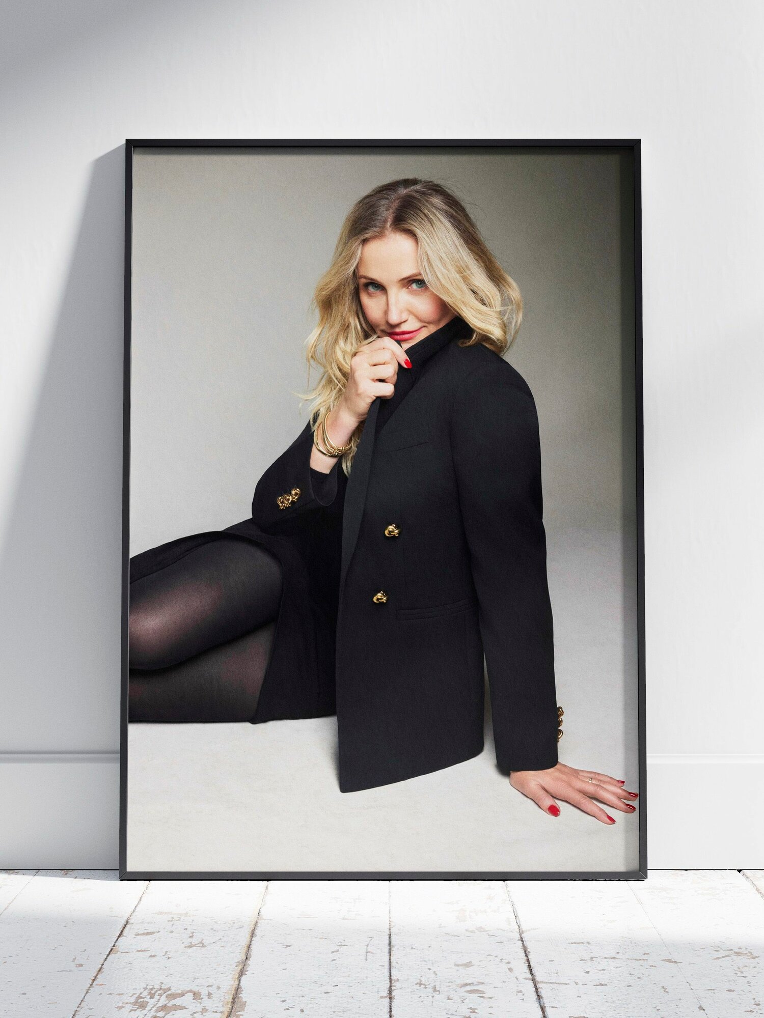 Плакат на стену для интерьера Кэмерон Диаз (Cameron Diaz 8) - Постер по актеру фильма, кино, сериала формата A4 (21x30 см)