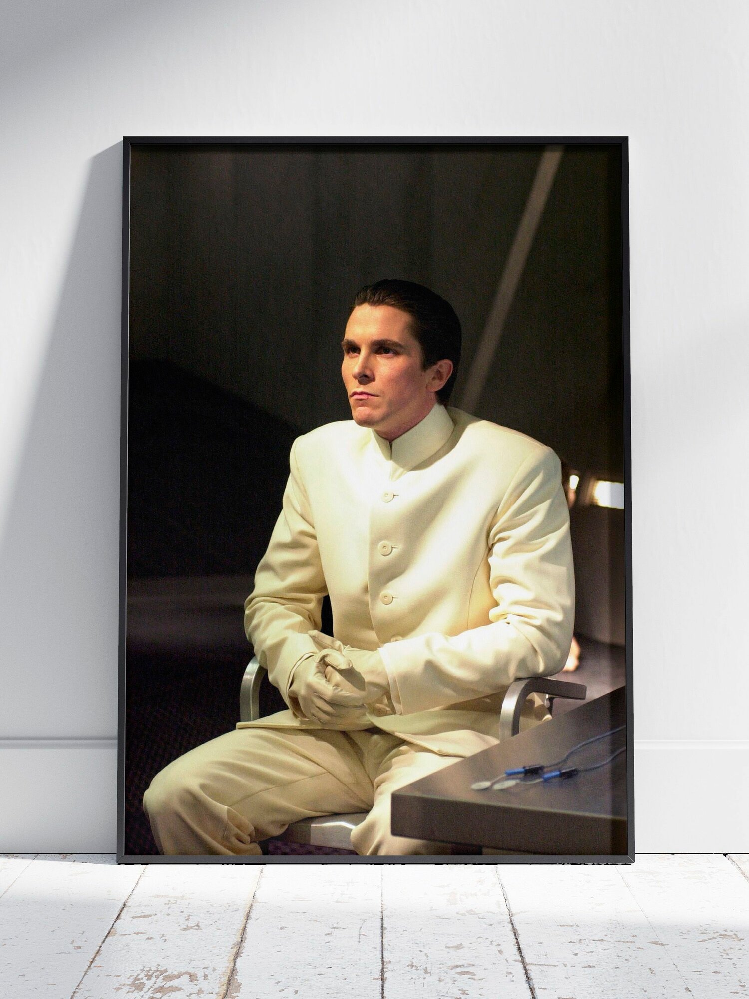Плакат на стену для интерьера Кристиан Бейл (Christian Bale 27) - Постер по актеру фильма, кино, сериала формата A4 (21x30 см)