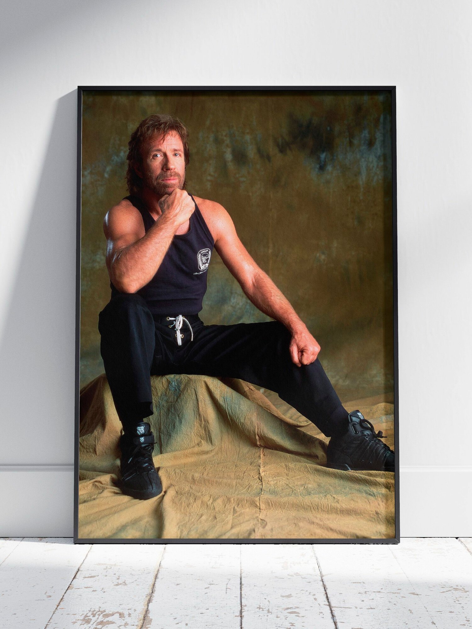 Плакат на стену для интерьера Чак Норрис (Chuck Norris 35) - Постер по актеру фильма, кино, сериала формата A4 (21x30 см)