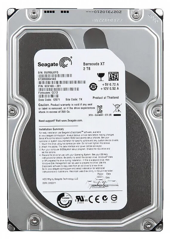 Жесткий диск Seagate 9GV168 2Tb SATAIII 3,5" HDD