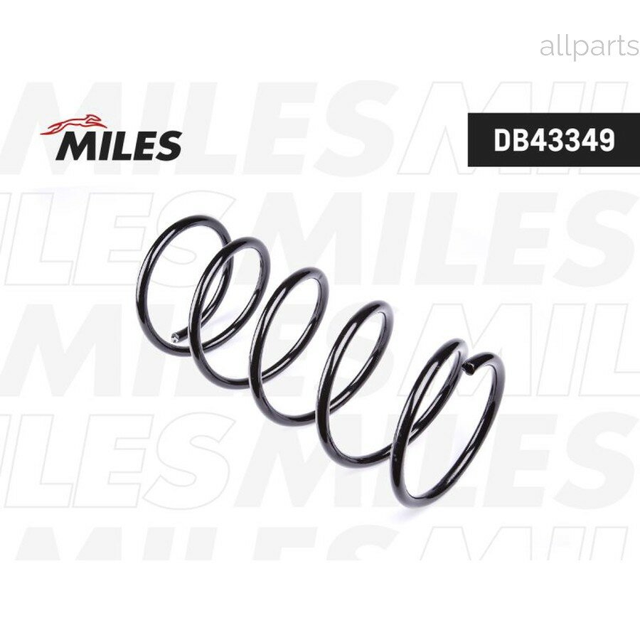 MILES DB43349 Пружина подвески PEUGEOT 206 98- передняя