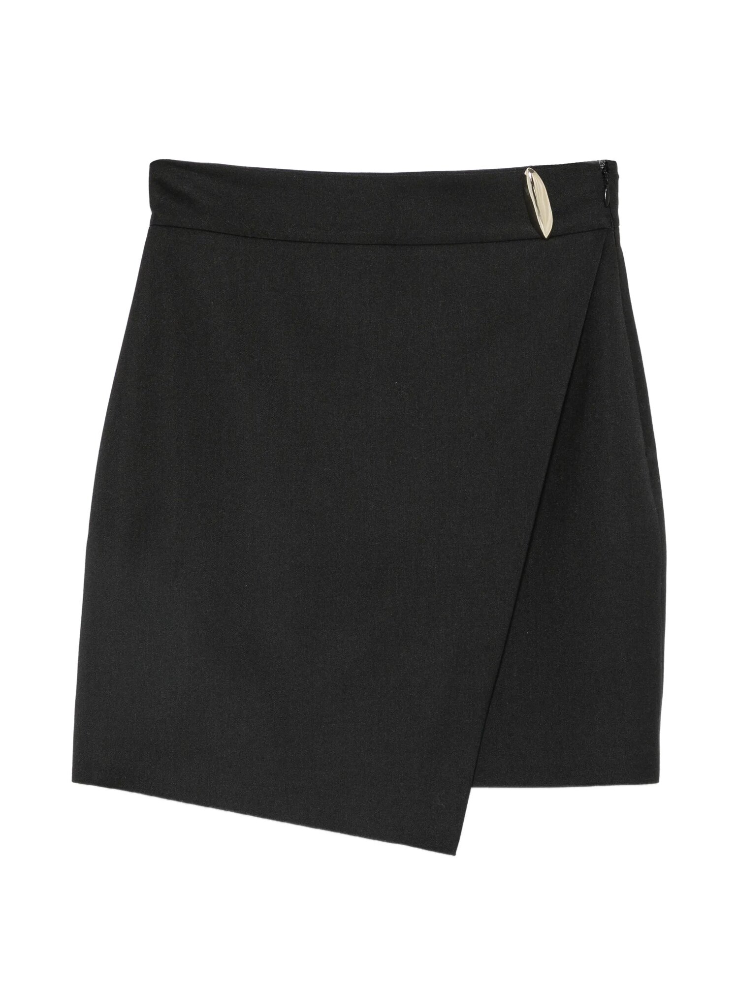 Юбка Wrap-style asymmetric-hem mini skirt