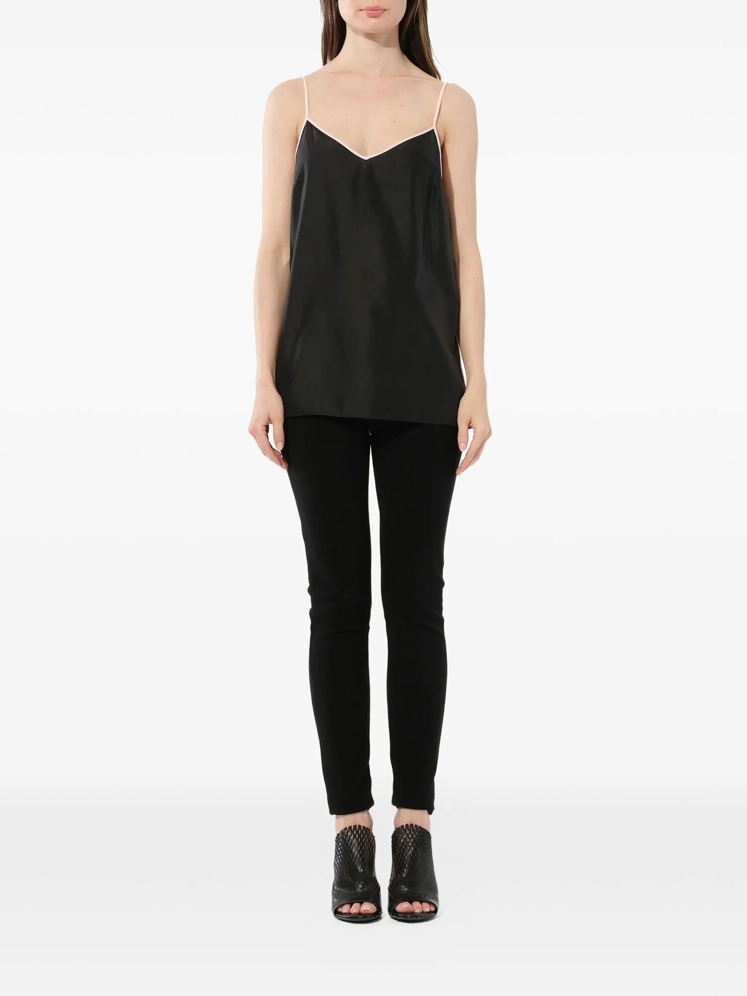 Топ PUCCI Contrast-trim sleeveless top, размер 40 — фото 1