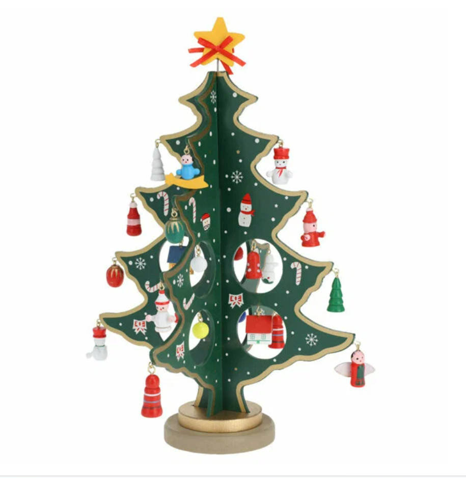 Сувенирная елка с игрушками Toy Tree 26 см зеленая, Koopman (Купман), DH8064220-1