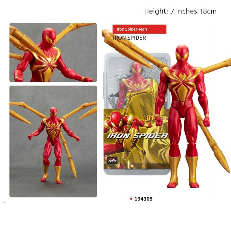Фигурка Халка из мультфильма Zhongdong 7inch (Marvel), игрушка Человек-паук, сувенир для детей и мальчиков, подарок,