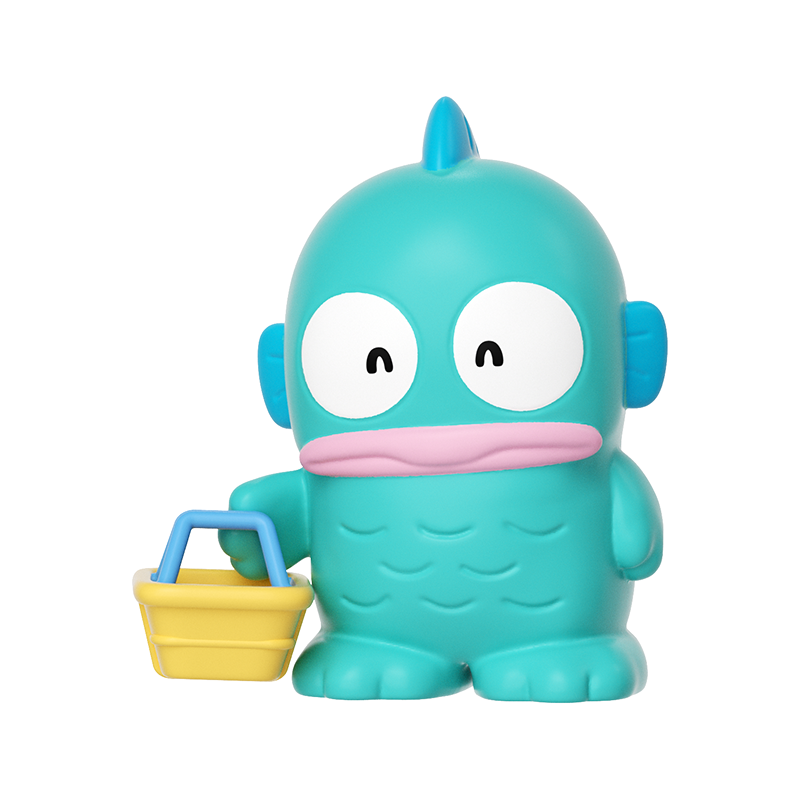 Милая фигурка-сюрприз Sanrio Hangyodon Clownfish Hanton из серии для участников супермаркета, очаровательные фигурки в