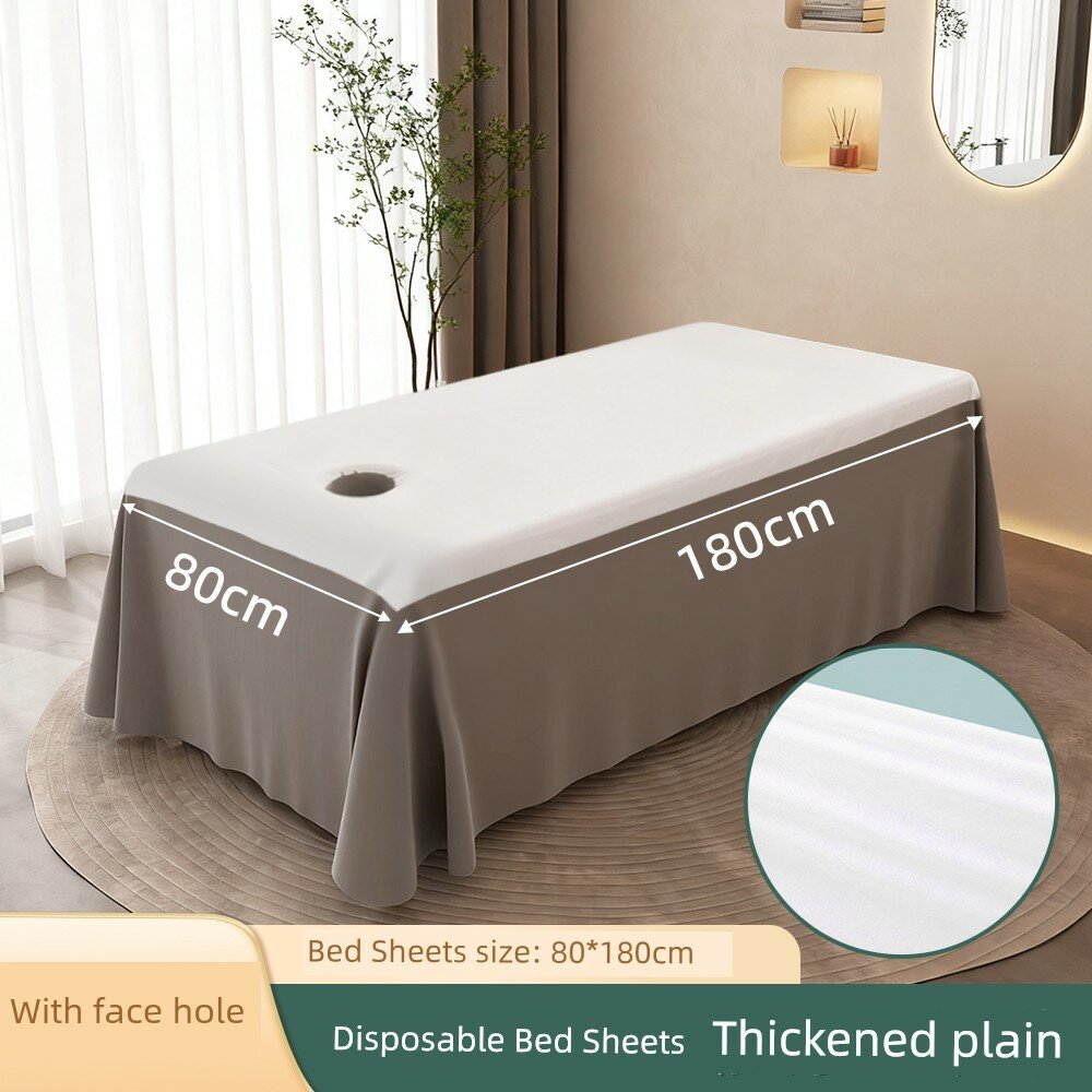 80*180 Beauty Massage Pearl Cotton Disposable Bed Sheet, Extra Thick, Soft, Absorbent, Breathable Non-Woven Fabric Dirt