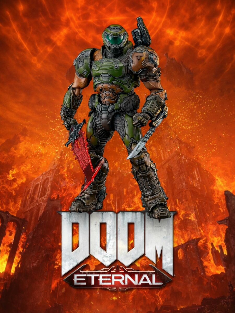 Фигурка коллекционная Думгай "DOOM Eternal" от Max Factory Figma, 16 см