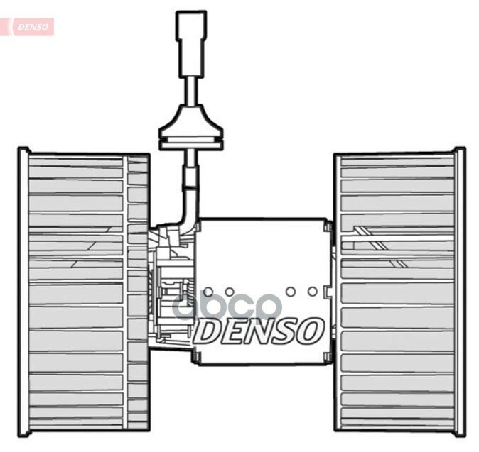 Вентилятор IVECO Stralis 02-> Denso арт. DEA12002