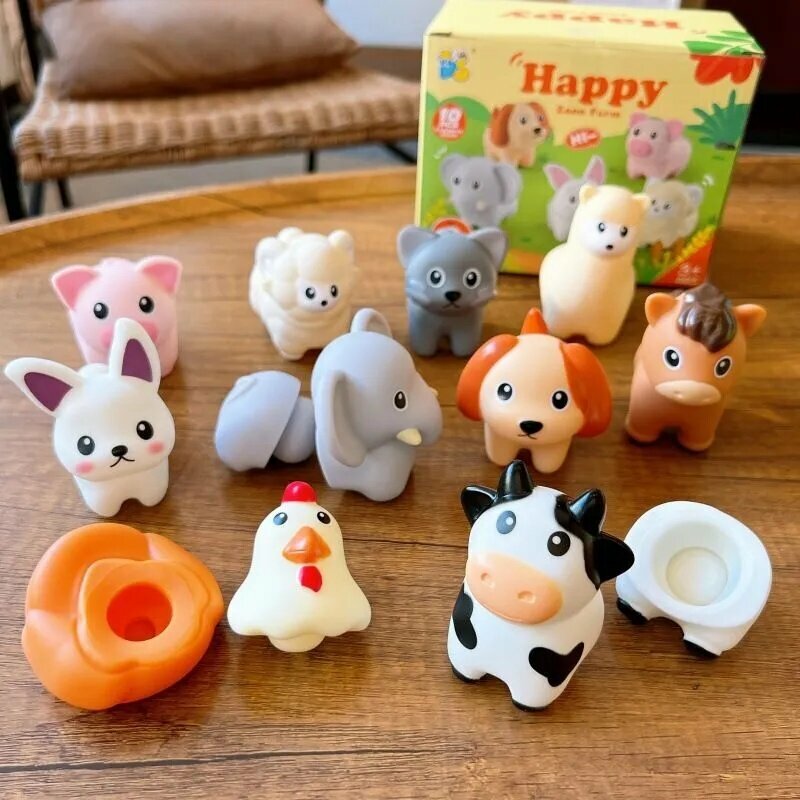 Развивающие игрушки для купания и игры в воде, подходящие для твистера с динозаврами на ферме