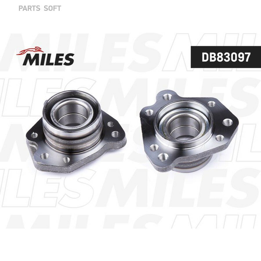 Ступица колеса задняя левая с подшипником HONDA CR-V I 95-02 (SKF VKBA6858) DB83097 MILES DB83097
