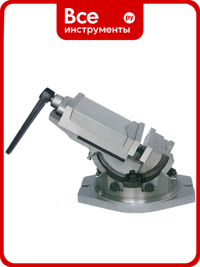 Станочные тиски GRIFF глобусные 100мм, 80мм, 13.8кг, поворотные, серия QHK b241601, Тиски обладают высокой точностью