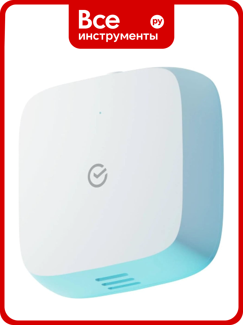 Умный датчик температуры и влажности Sber SBDV-00079, Zigbee 3.0, Белый, комнате, ассистентом Салют