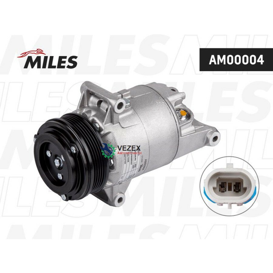 MILES AM00004 Компрессор кондиционера OPEL ASTRA G/H/MERIVA/ZAFIRA A/B AM00004