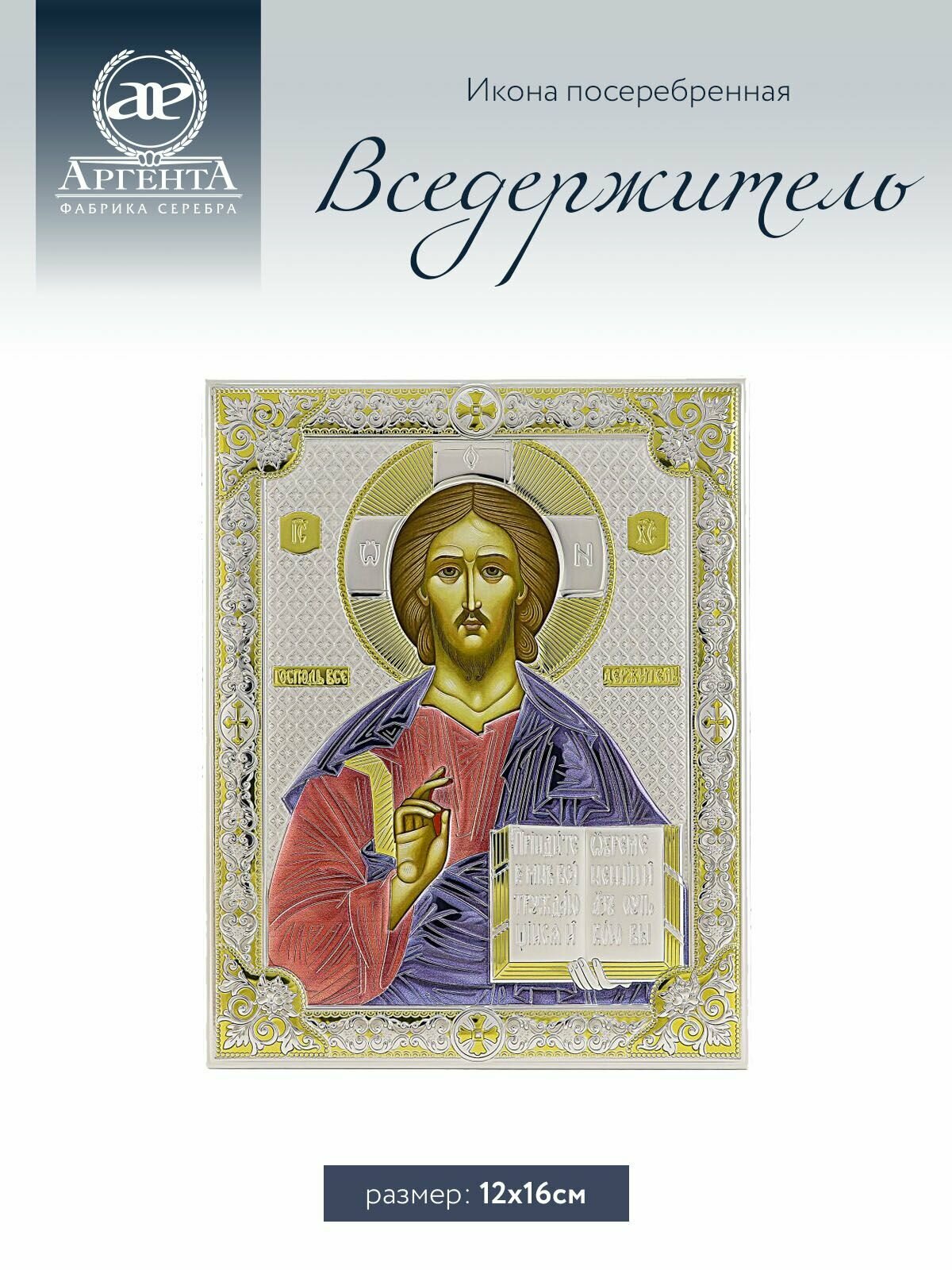 Икона АргентА Вседержитель (12*16)