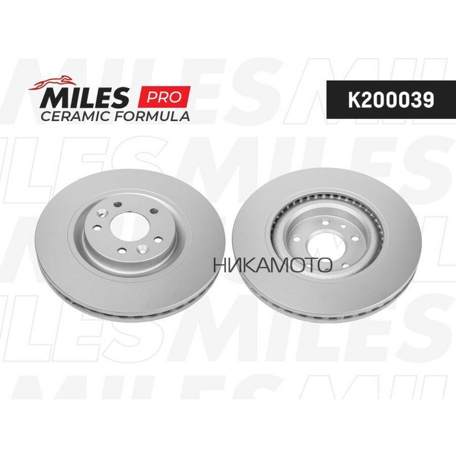 MILES K200039 Диск тормозной передний (серия PRO с антикоррозионным покрытием) D316мм. вентилируемый EXEED TXL/VX K200039