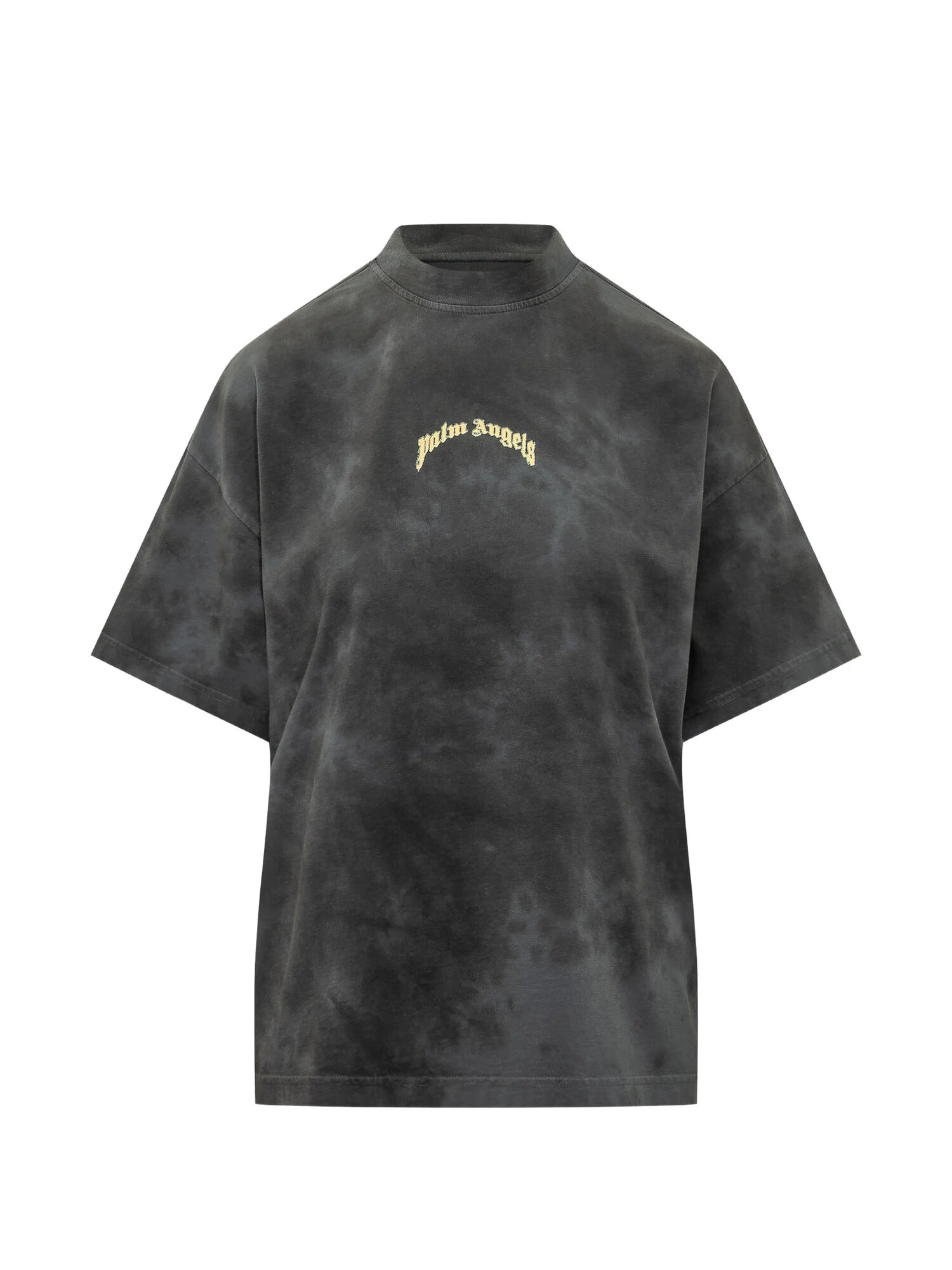 Футболка Palm-print acid-wash T-shirt