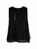 Топ Crinkled-finish layered top