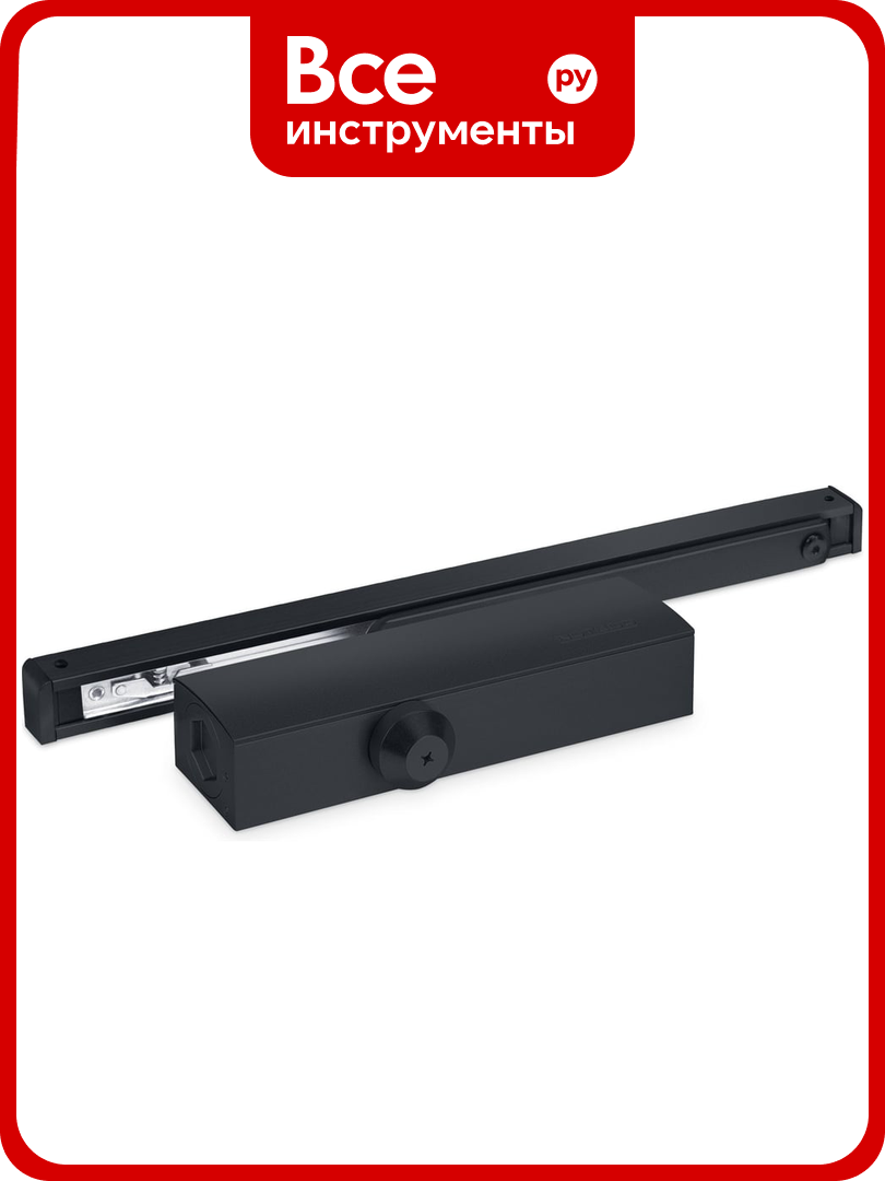 Доводчик дверной NOTEDO DC-025-095 SL+HO+DA+BC PRO (черный) A1935