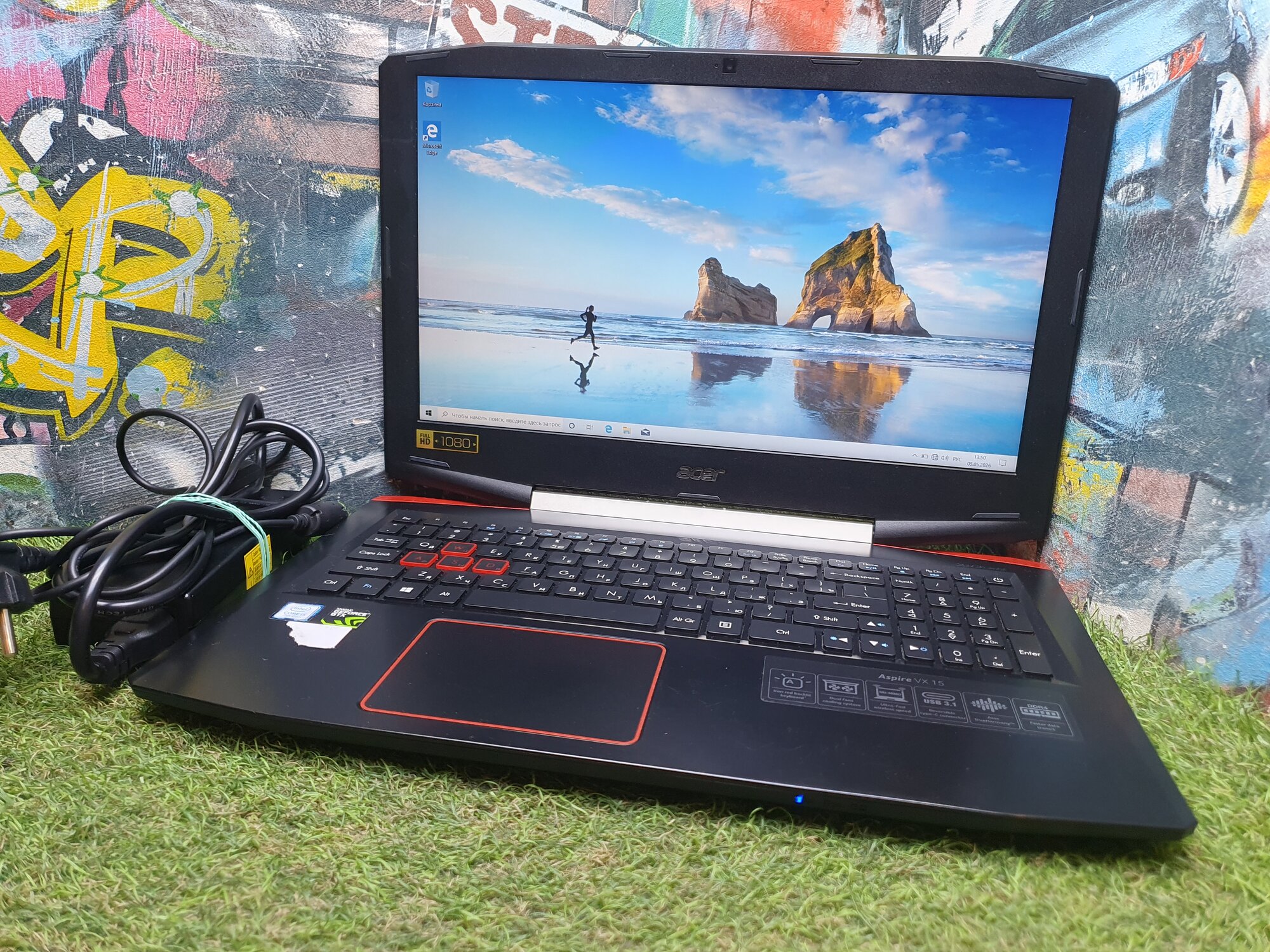 Ноутбук Acer i5-7/8GbGTX 1050 2Gb/FHD/Aspire VX5-591G