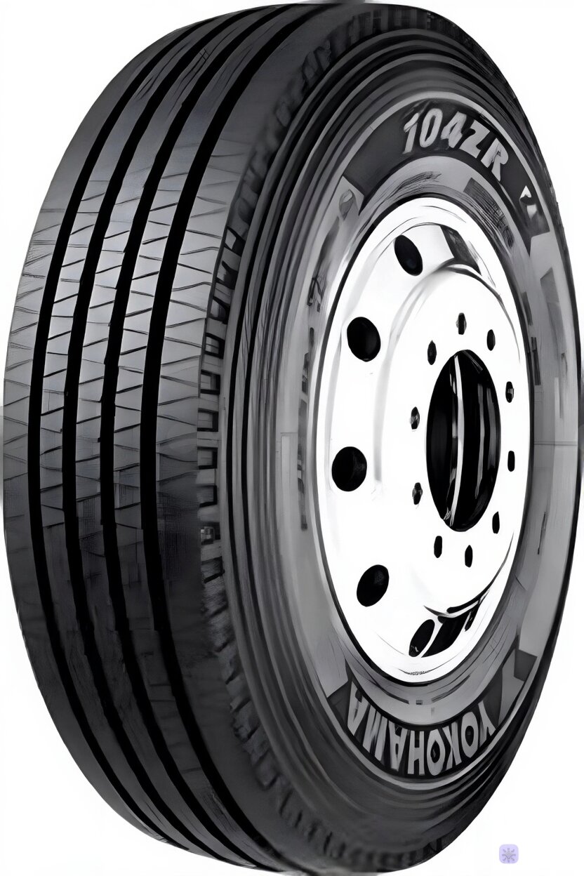 Шина грузовая Yokohama 104ZR 245/70R19.5 136M на рулевую ось