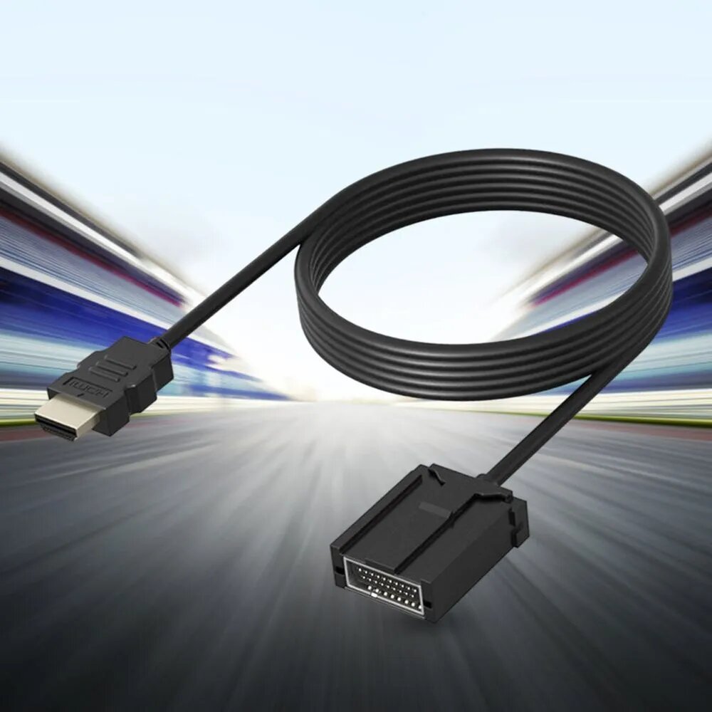 Аудиокабель для подключения HDMI, 1.5 м, черный, с металлическим корпусом