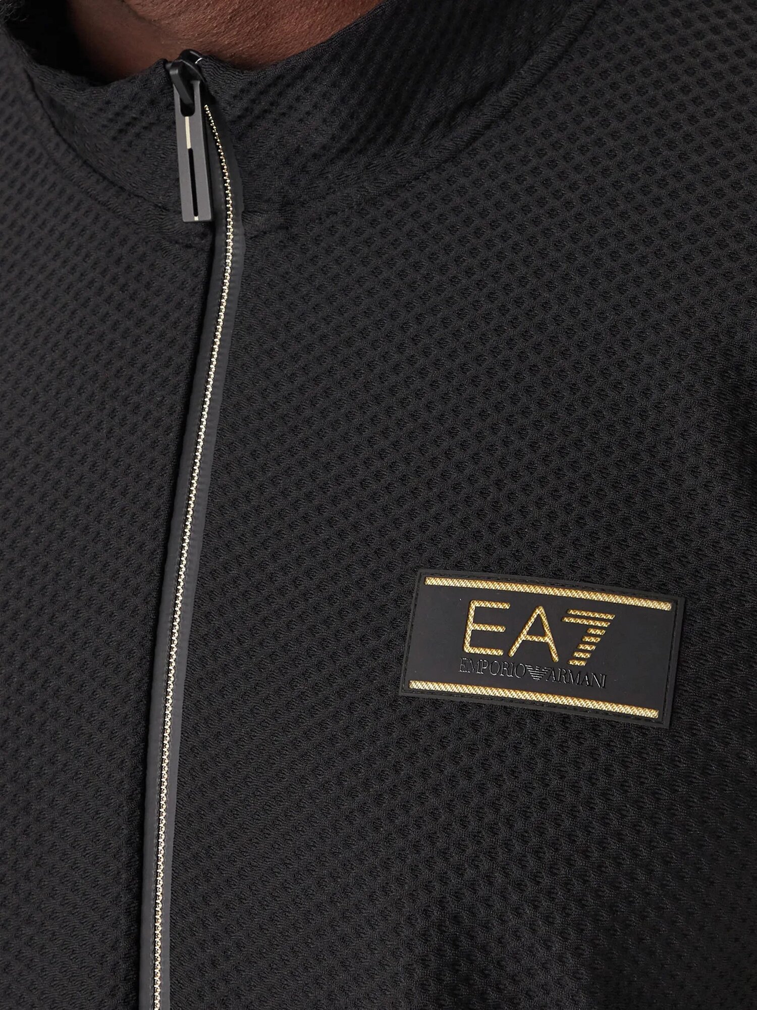 Толстовка EA7 EMPORIO ARMANI Logo-patch zip sweatshirt, размер 54 — фото 1